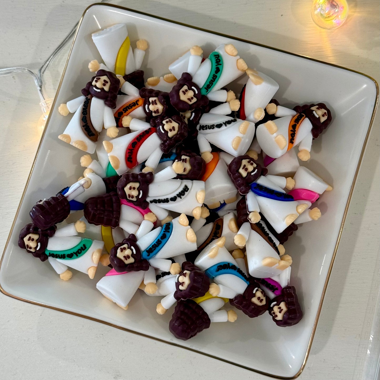 Mini Jesus Figures | Assorted Colors – Lovely & True Faith Boutique